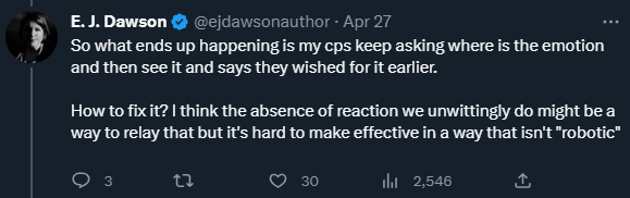 What’s With ND Rejection? – E. J. Dawson